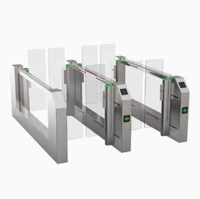 China Automatic Ab Swing Airport Speed Pedestrian Barrier Gate For Gym Customs Government Agencies for sale