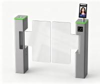 China Half Height Supermarket Entrance Gate Access Control Turnstile With Face Recognition for sale