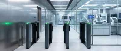 China High Security Swing Barrier Speed Gate Pedestrian Access Control System for sale