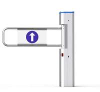 China RS485 Relay Swing Barrier Turnstile Stainless Steel Speed Gate for University for sale