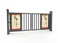 China 180-Degree Double Door Advertising  Automatic Swing Door for Community Public Safety for sale