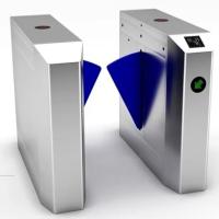 China Supermarket Flap Barrier Gate RFID Access Control Turnstile Security Gate for sale