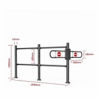 China Supermarket Stainless Steel Hydraulic Swing Gate Factory Price Manual Turnstile for sale