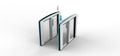 China High-end Blue LED Light Speed Gate Turnstile Modern Design for University for sale
