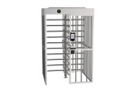 China Silver Color Full Height Turnstiles  Anti Clamp Safety Wings to Prevent Injuries for sale