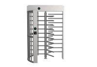 China Anti-Tailgating Full Height Pedestrian Turnstiles Equipped 1.8mm Cabinet Thickness for sale