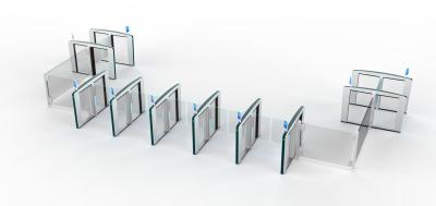 China Speed Gate Turnstile for High Traffic Areas in Business Complexes for sale