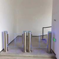 China Full Height Swing Barrier Gate High Security For Airport School Gym for sale