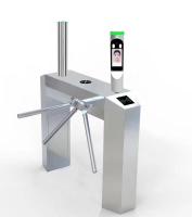 China Facial Recognition SUS304  RFID Biometric Tripod Turnstile for sale