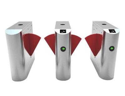 China Anti Pinch Pedestrian 650mm Automatic Flap Barrier Gate for sale