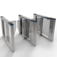 China KOMAI 12v Dry Contact Speed Gate Turnstile With Card Reader for sale