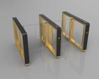 China Biometric RFID Card Access SUS316  Optical Swing Turnstile for sale
