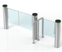 China SS304 Servo Motor Pedestrian Barrier Gate 35 Persons/Min for sale
