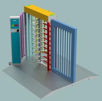 China Single Lane SUS316 40W Pedestrian Security Gate for sale