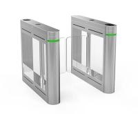 China Swing Barrier Turnstile Stainless Steel Gate with Adjustable Passage Width and High Speed Opening for Crowd Flow Management for sale