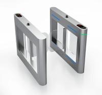 China Swing Barrier Turnstile Stainless Steel Gate with Adjustable Passage Width and High Speed Opening for Crowd Flow Management for sale