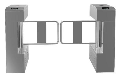 China TCP/IP Wide Lanel 1200mm Electronic Turnstile Gates for sale