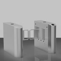 China Anti Trailing Office Building DC24V 304 Stainless Steel Turnstile for sale