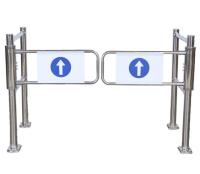 China Hand Push DC24V SUS304 Supermarket Entry Gates for sale
