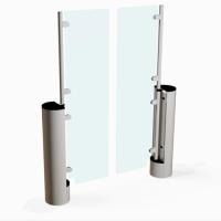 China Cylinder Type 900mm DC 24V  Facial Recognition Turnstile for sale