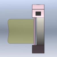 China Lane Width 1000mm 35w Swing Barrier Turnstile for sale