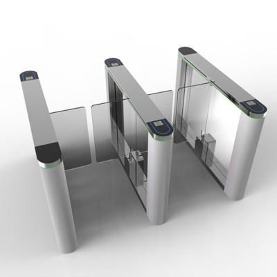 China Bidirectional 40w RFID Access Swing Barrier Turnstile for sale