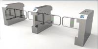 China Single Lane 1000mm Swing Barrier Turnstile With Fingerprint for sale