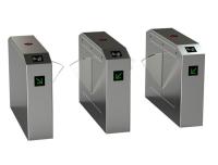 China RFID Access SS316 Flap Barrier Turnstile For Metro Station for sale
