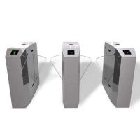 China Anti Tailgating 304 Stainless Steel Flap Barrier Turnstile for sale