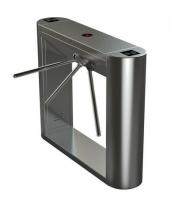 China Anti Tailgating Fingerprint Access TCP/IP Tripod Turnstile Gate for sale