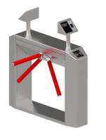 China SUS316 Tripod Turnstile Gate With Vibration Absorber for sale