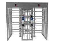 China 304 Stainless Steel Safety Full Height Turnstiles with Face Recognition Terminal for sale