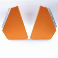 China Anti Clip Polyurethane Foam 600mm Flap Barrier Baffles for sale