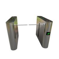 China SUS304 Stainless Steel RFID Reader Drop Arm Turnstile for sale