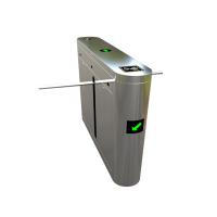China SUS304 Stainless Steel RFID Reader Drop Arm Turnstile for sale