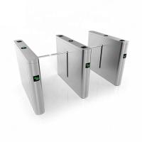 China Bidirectional Mifare Card Reader Drop Arm Turnstile for sale