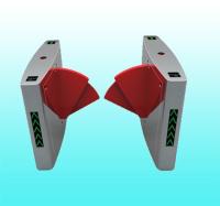China SS304 Mifare Card Wheelchair Lane retractable flap barrier for sale