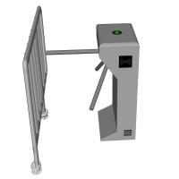 China SUS304 Rfid Reader Tripod Turnstile Gate For Bus Station for sale