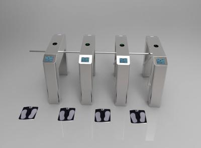 China 316 Stainless Steel RS485 ESD Turnstile Gate System for sale
