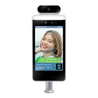 China Dual  6mm Lens Face Recognition Infrared Thermometer for sale