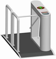 China 12V Dry Contact RS485 Damping Security Turnstile Gate for sale