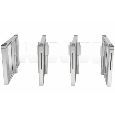 China Automatic SUS316 Servo Motor Airport Swing Barrier Gate for sale