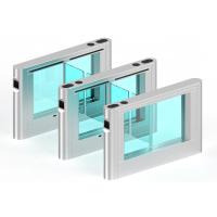 China Infrared Bidirectional Facial Recognition Swing Barrier Turnstile for sale