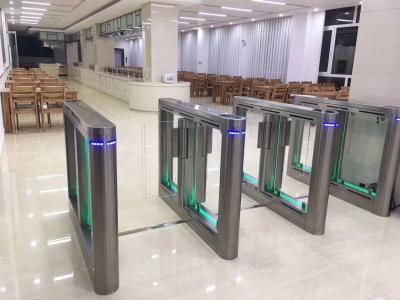 China Dual Direction Half Height SUS 304 Swing Barrier Turnstile for sale