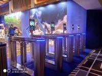China Dual Direction Facial Recognition Swing Barrier Turnstile for sale