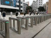 China 304 Stainless Steel Half Height Turnstile For School Entrance for sale