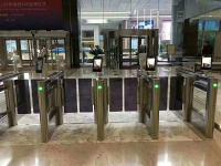 China Bidirectional SUS304 Waist Height Speed Gate Turnstile for sale