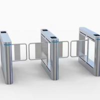 China Bidirectional SUS 304 Waist Height Turnstile 35P/m for sale
