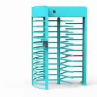 China Fingerprint Access Control 304 Stainless Steel Turnstile Full Height for sale