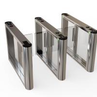 China Bidirectional SUS304 Wheelchair Lane Turnstile Swing Gate for sale